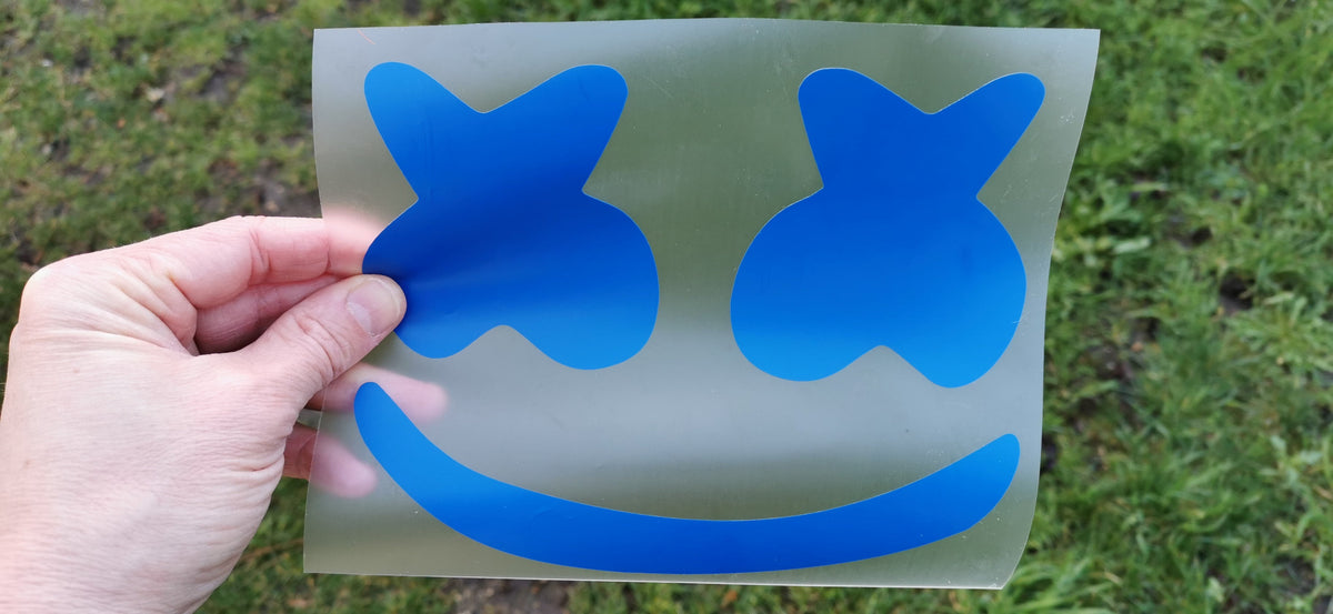 Marshmello Logo Iron-on Decal (heat transfer) – Customisation Club