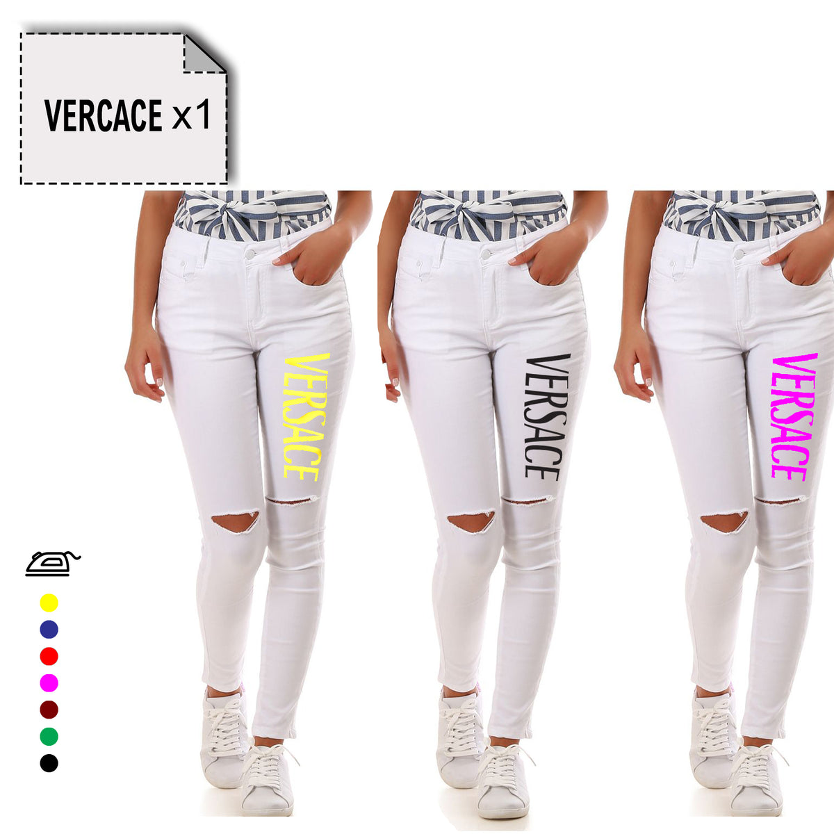 Sticker Versace – Customisation Club