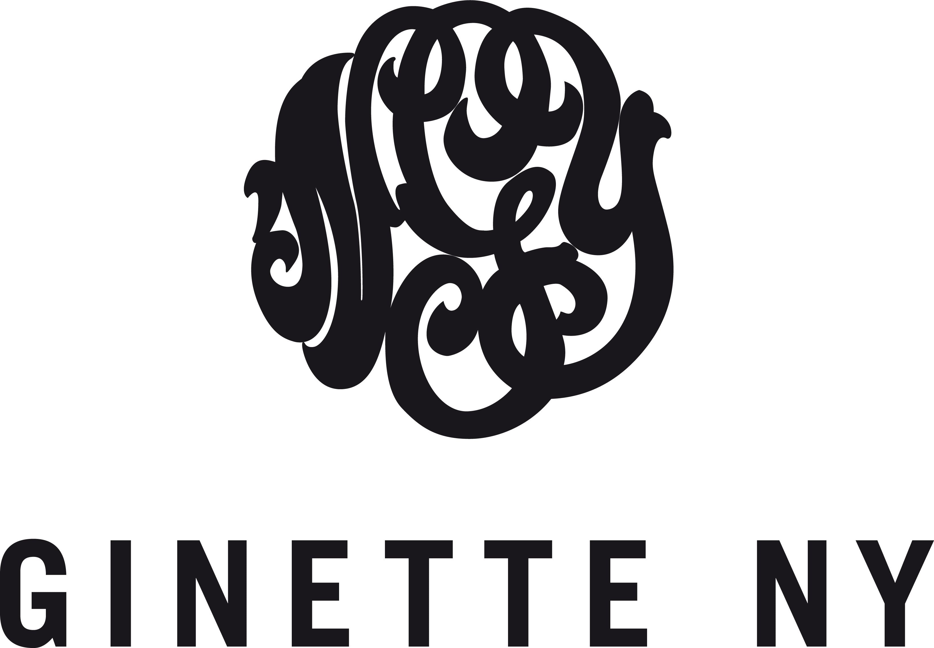 Ginette NY Logo Iron-on Sticker (heat transfer) – Customisation Club